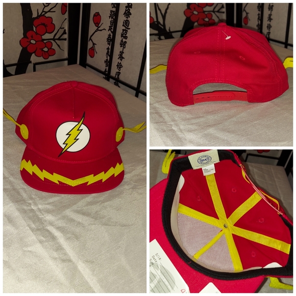 DC Comics | Accessories | Flash Dc Comic Snapback Hat Adults | Poshmark